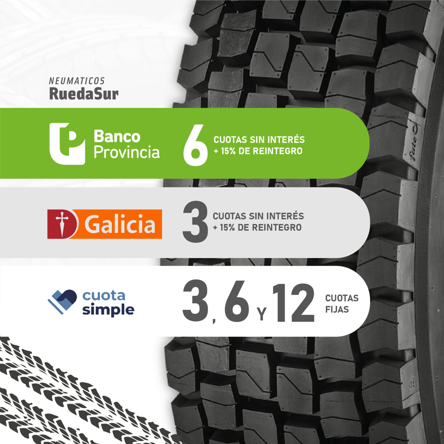 Rueda Sur – Neumáticos